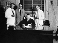 Florida Memory • Governor David Sholtz, signing Free School Book bill