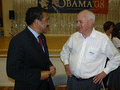 Florida Memory • Tallahassee Mayor John Marks talking with former South ...