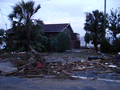 Florida Memory • Hurricane Dennis damage to structure in Franklin Co ...