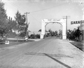 Florida Memory • Entrance archway to Miami - Miami, Florida.
